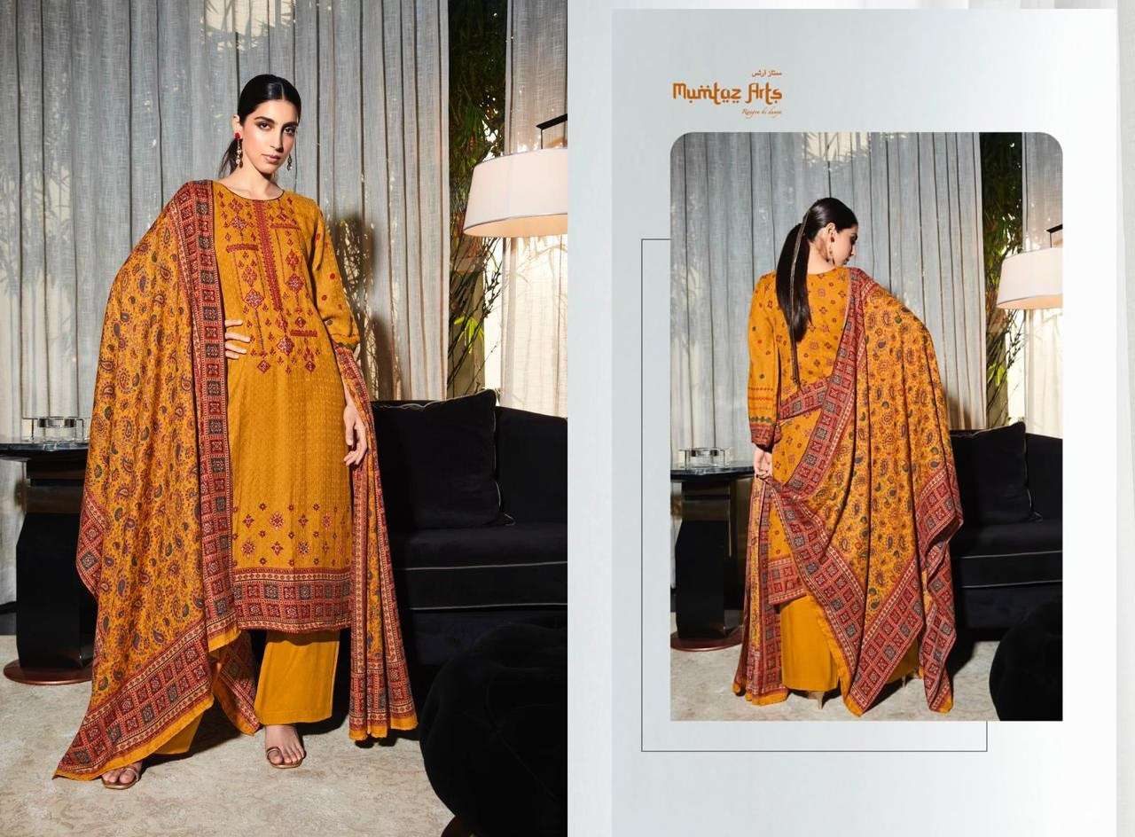 Mumtaz Arts Kashni Edition vol 1 Pashmina with fancy print salwar ...