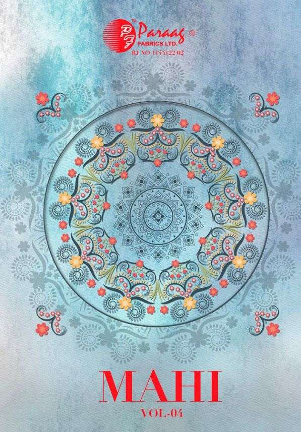 Paraag Mahi Vol 4 Cotton with printed Readymade suits collection at ...