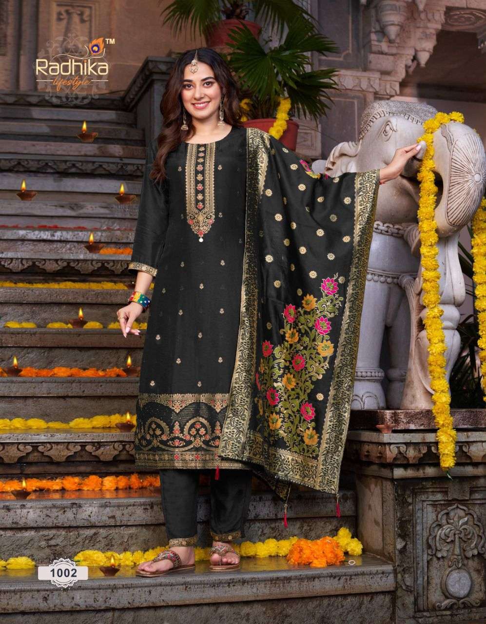 Radhika fashion Lifestyle Banarasi vol 1 Dola silk with fancy Designer ...