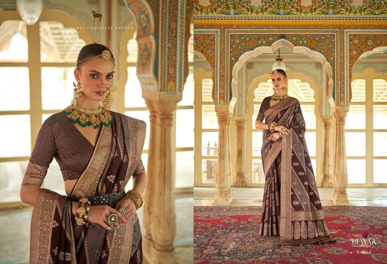 Rewaa Fashion Banarasi vol 1 Silk with fancy Weaving Wedding wear saree ...