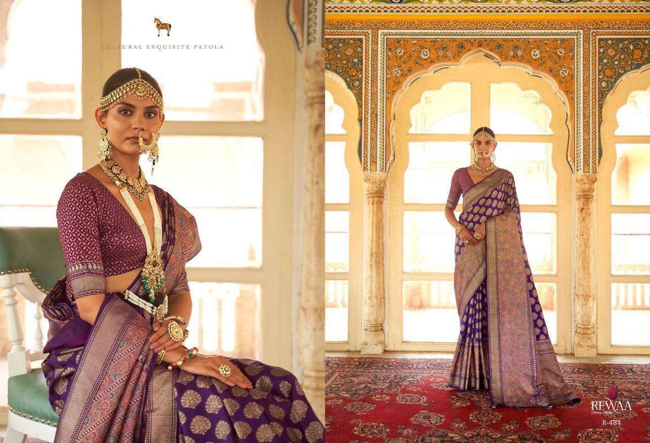 Rewaa Fashion Banarasi vol 1 Silk with fancy Weaving Wedding wear saree ...