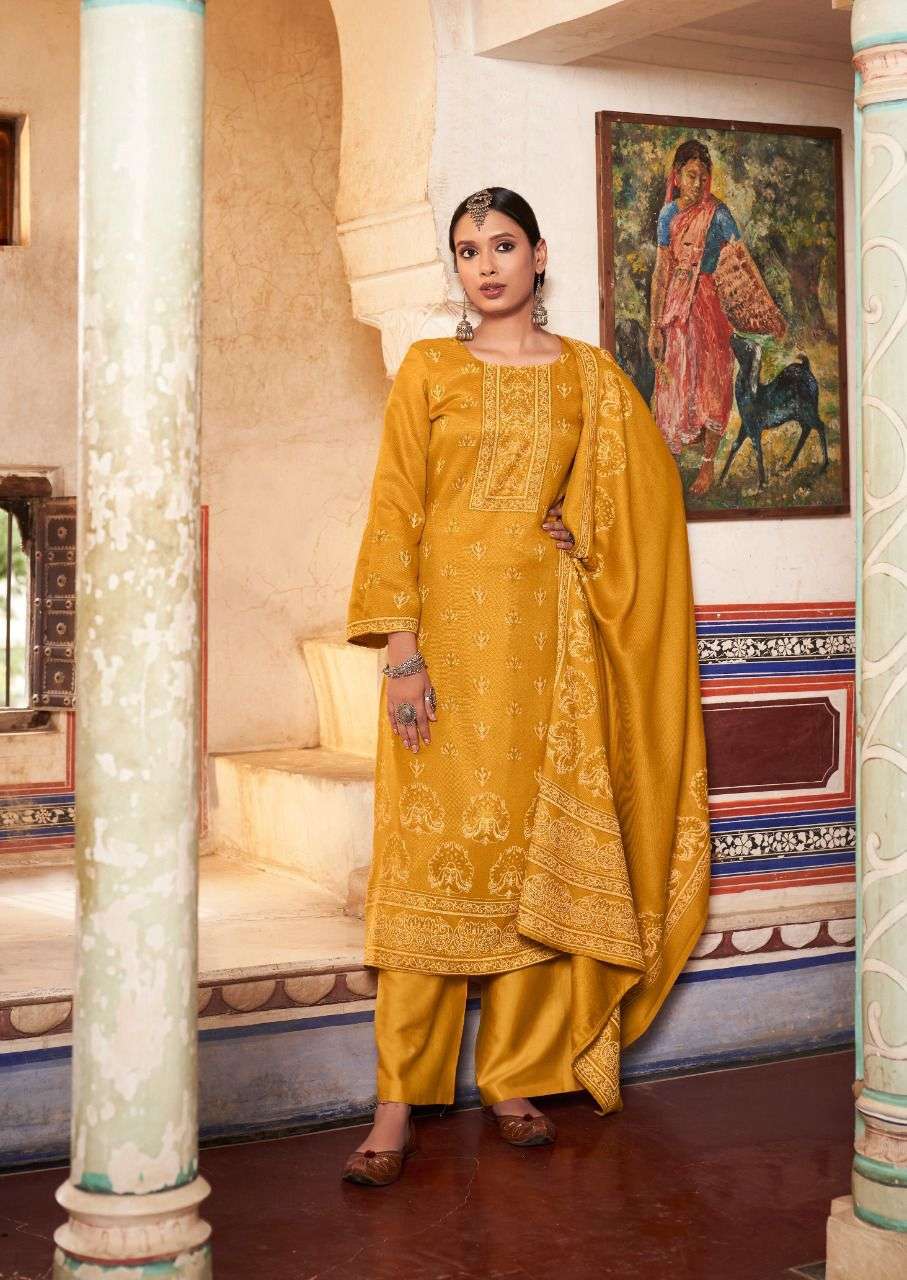 levisha Alisha vol 3 Pashmina kani print with fancy suits collection at ...