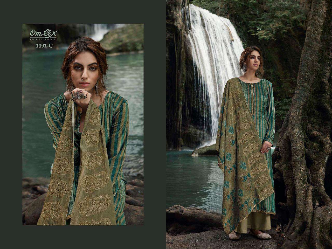 OM TEX RUBANI LATEST WINTER FABRIC PASHMINA CATALOG AT WHOLESALE RATES ...