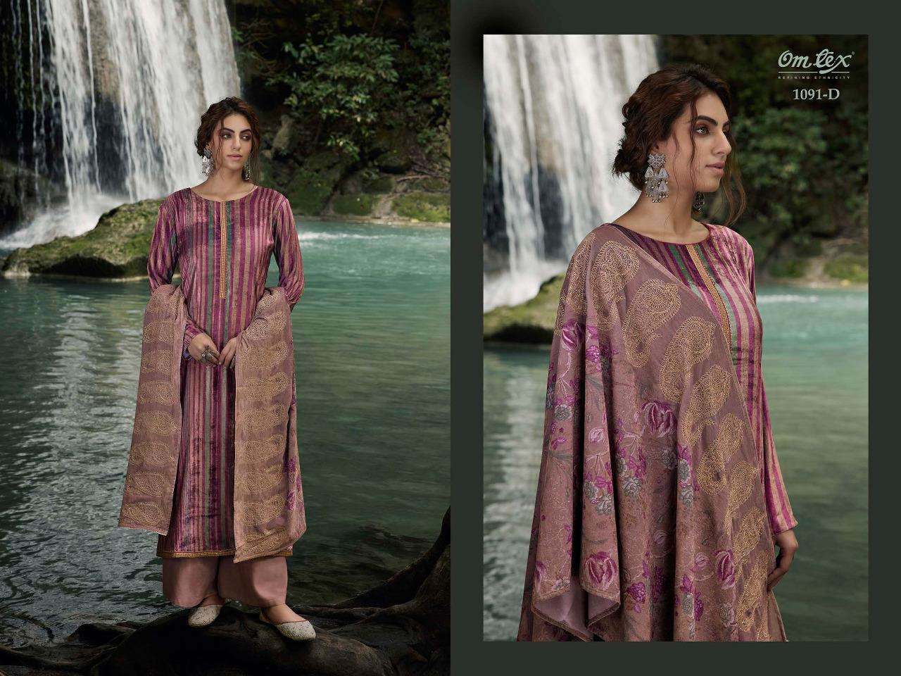 OM TEX RUBANI LATEST WINTER FABRIC PASHMINA CATALOG AT WHOLESALE RATES ...