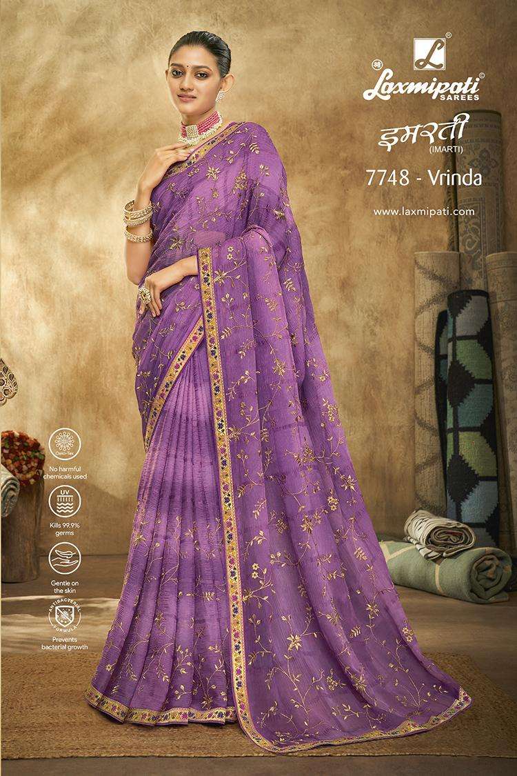 LAXMIPATI SAREES NEW LAUNCH LAXMIPATI IMARTI NEW CHIFFON SAREES BY ...