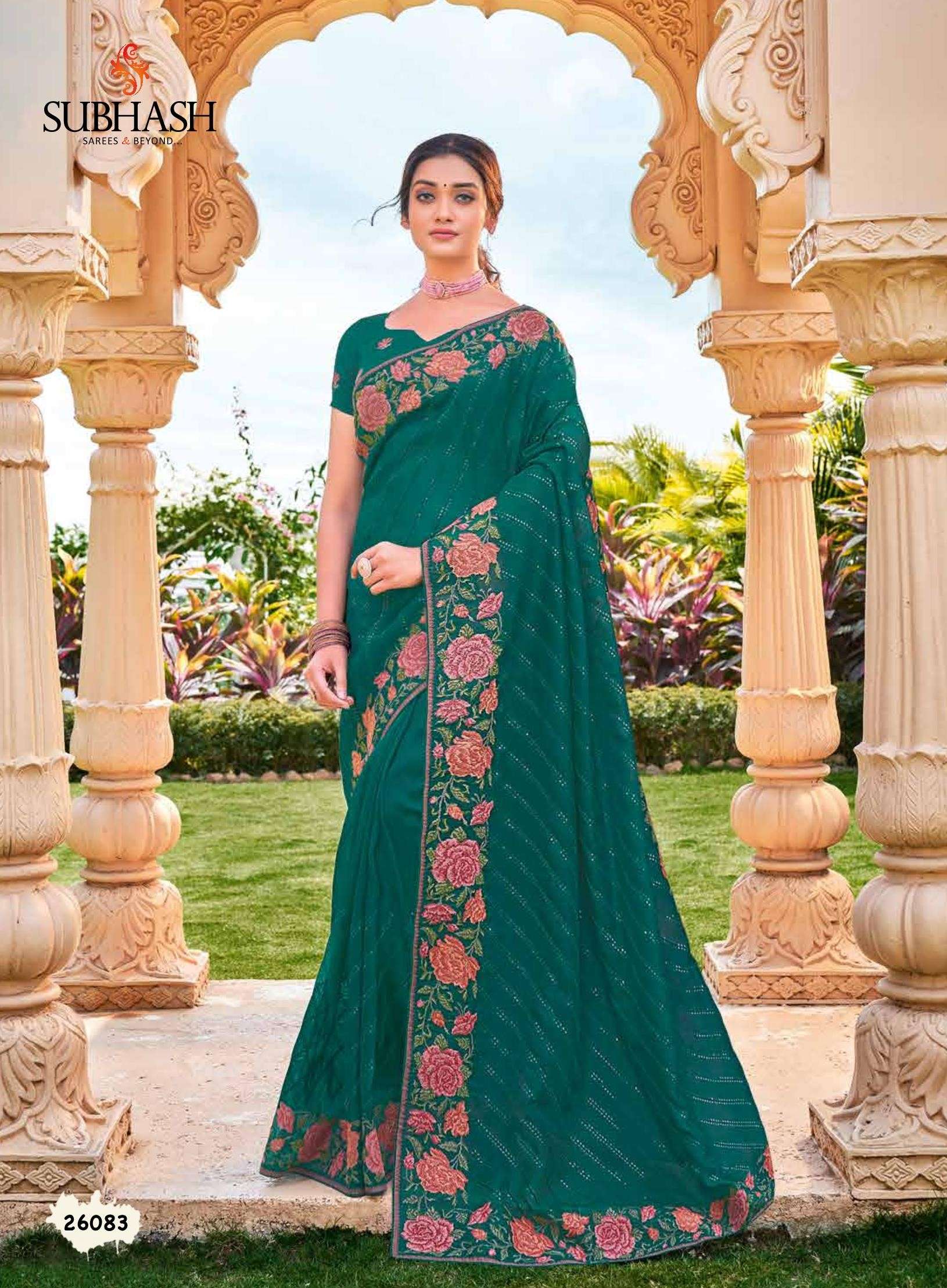 SUBHASH APOLLO LATEST ORGANZA SAREES BY SUBHASH SAREES ONLINE