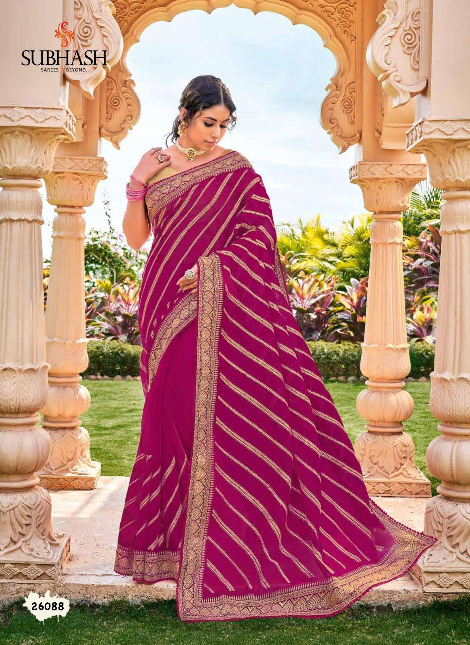SUBHASH APOLLO LATEST ORGANZA SAREES BY SUBHASH SAREES ONLINE