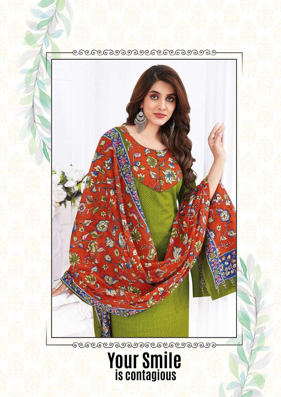 AARVI RANG RESHAM VOL 10 Cambric Cotton with Printed Summer wear suits ...