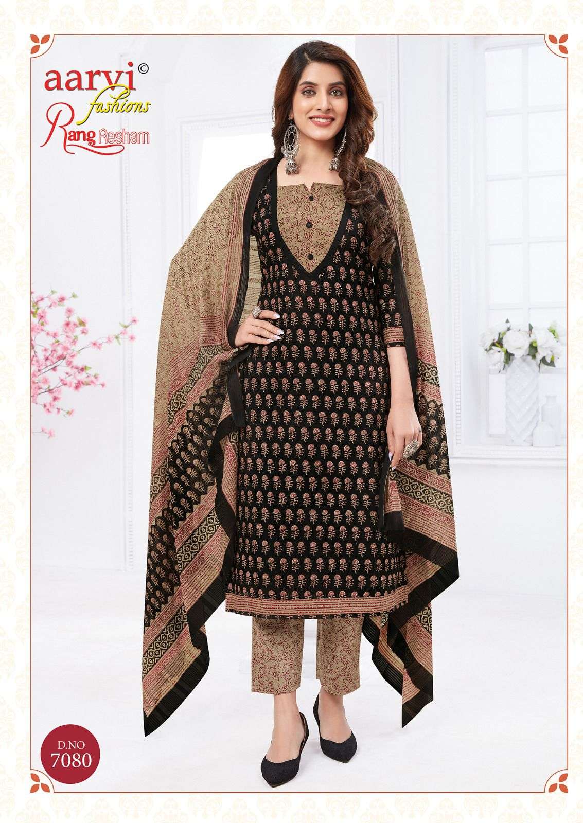 AARVI RANG RESHAM VOL 10 Cambric Cotton with Printed Summer wear suits ...