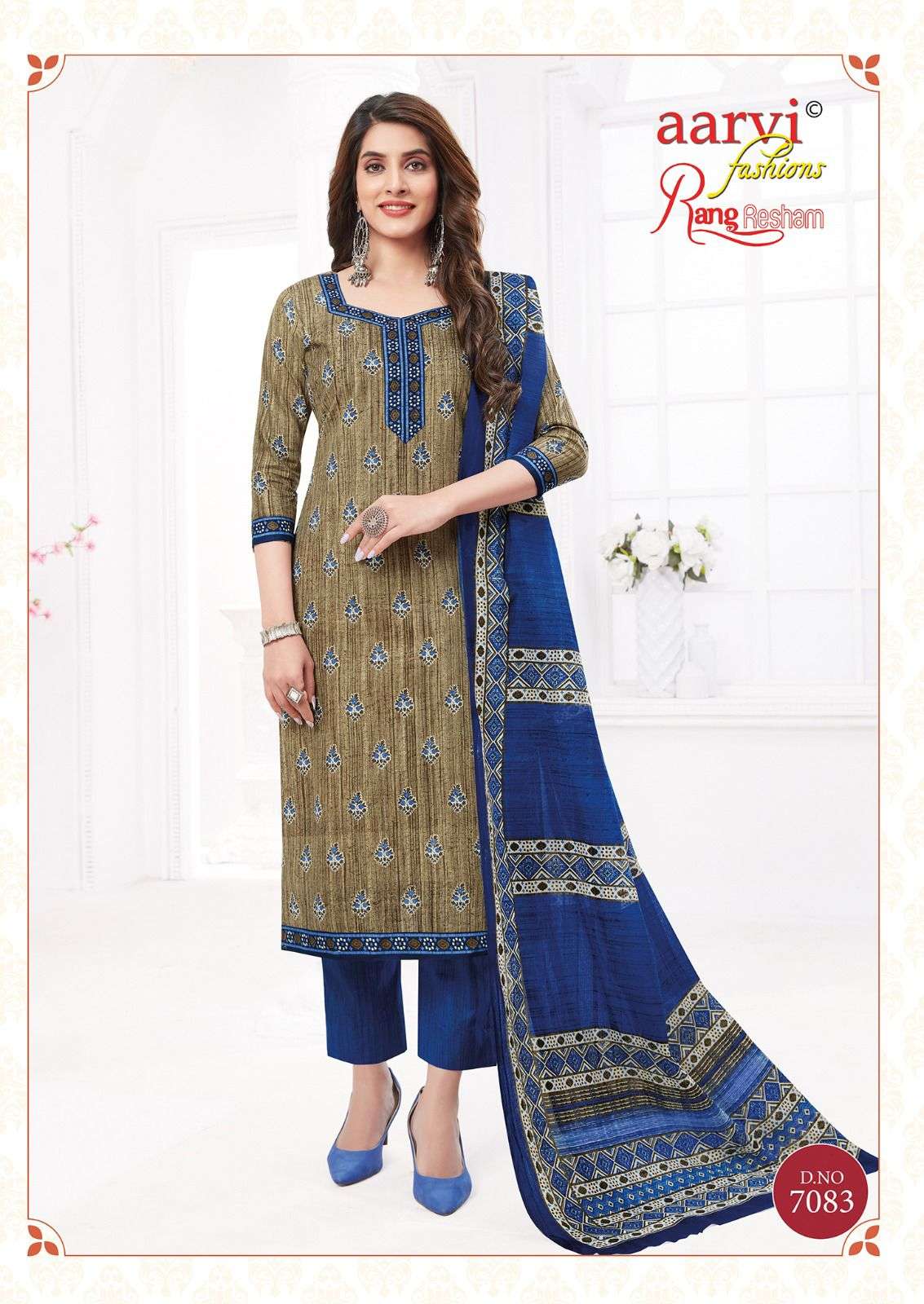 AARVI RANG RESHAM VOL 10 Cambric Cotton with Printed Summer wear suits ...