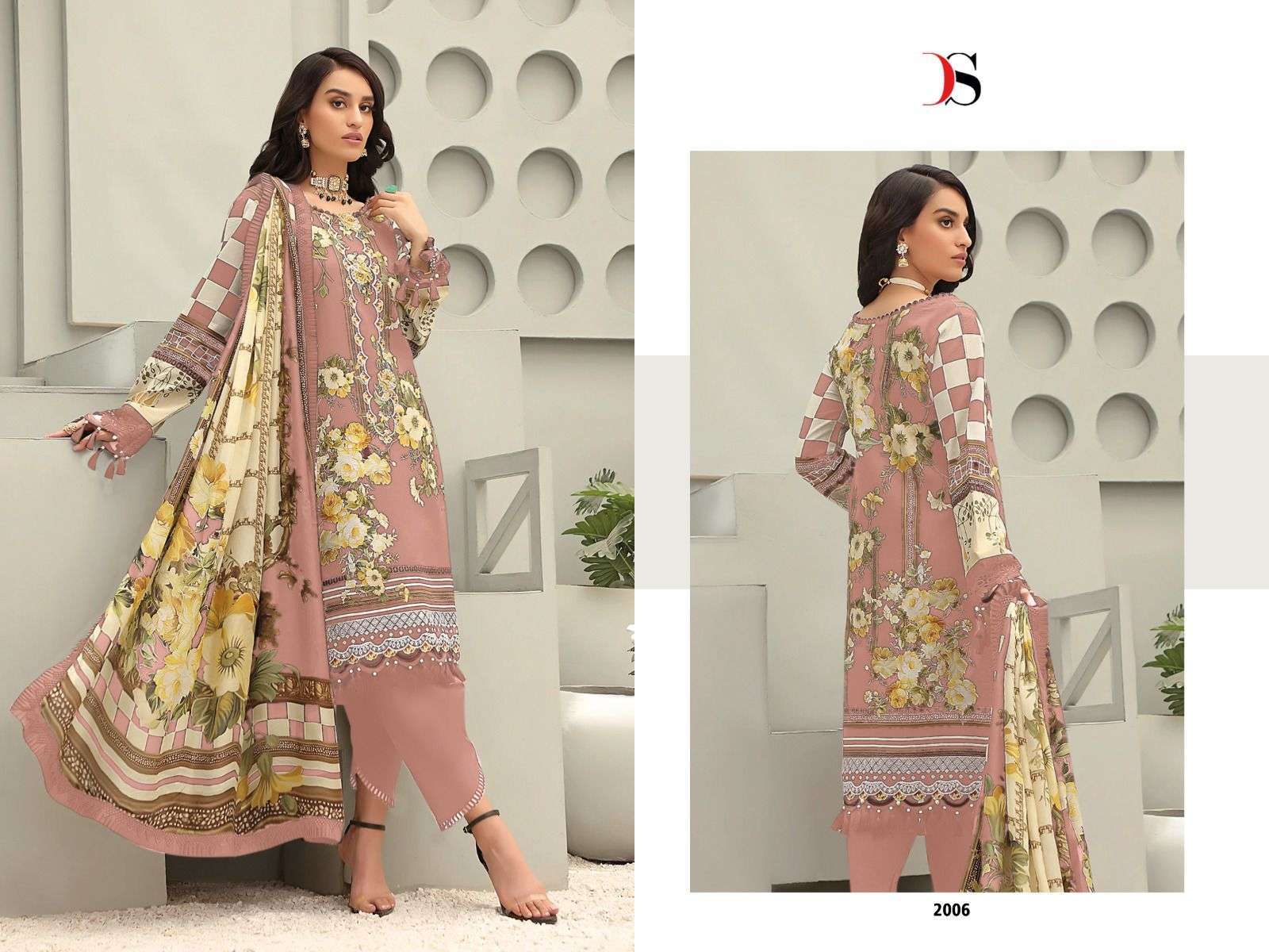 Deepsy suits Queens Court Remix Nx Pure Cotton With fancy Pakistani ...