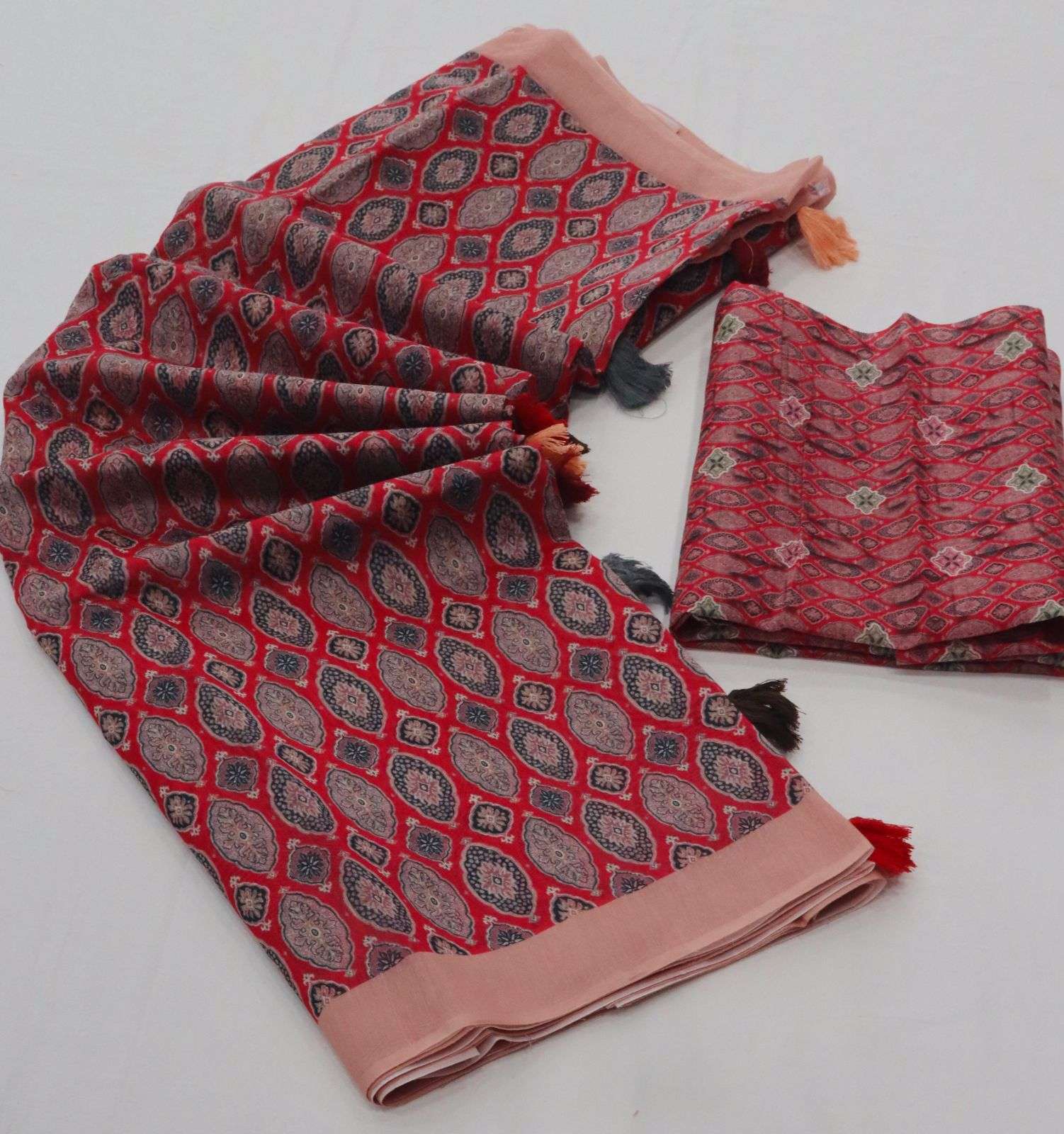 Chanderi cotton with digital Printed Fancy Look saree collection