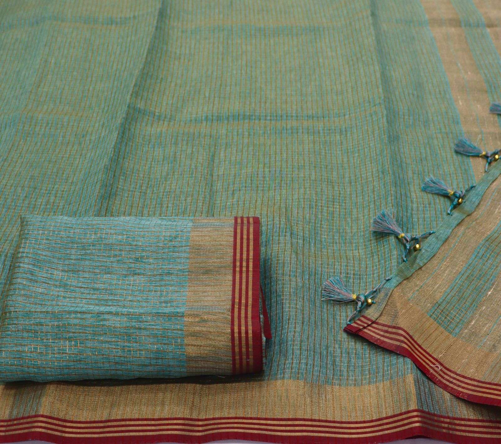 Kapoor silk with All Over Chex Design Saree collection at best rate