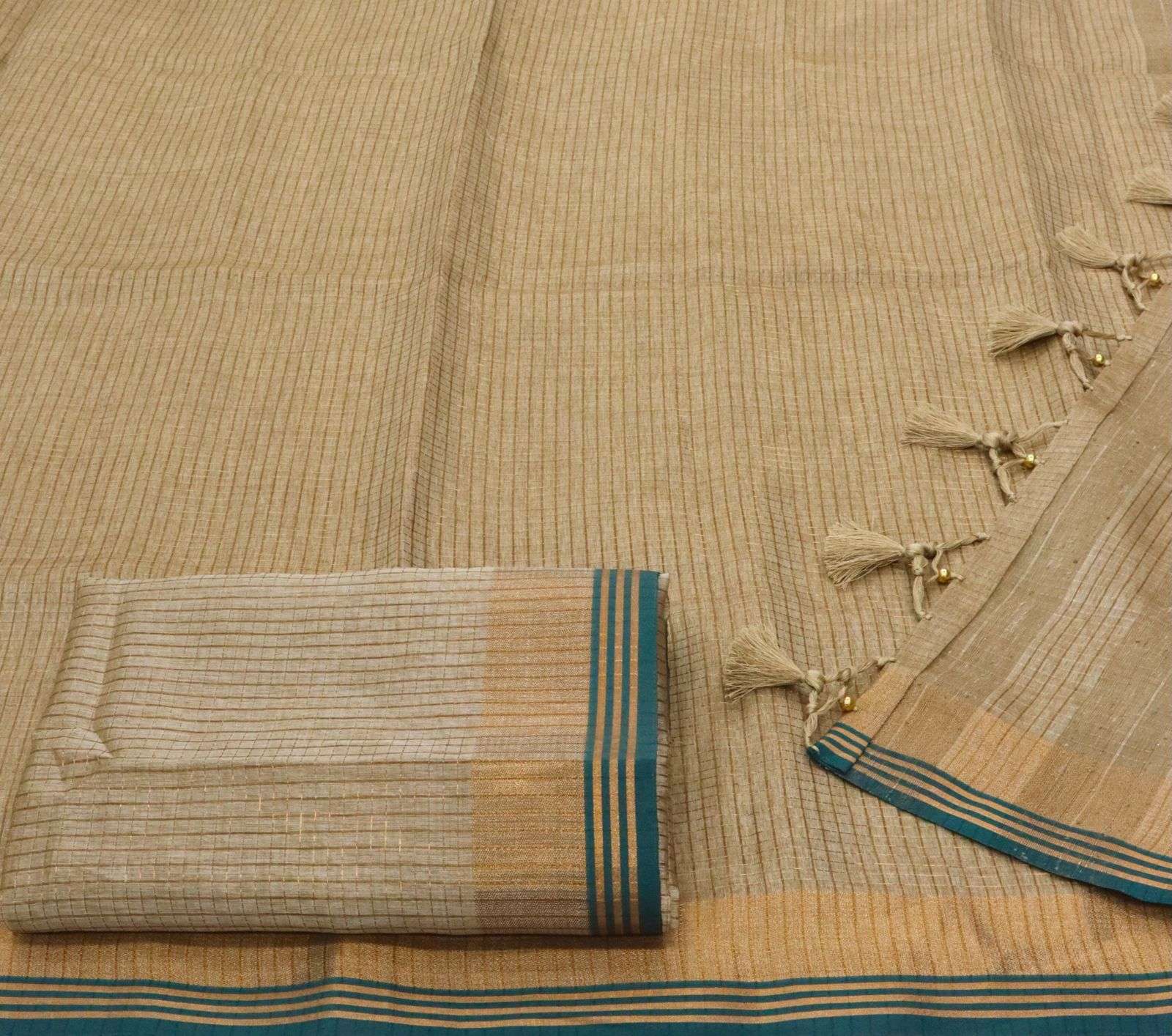 Kapoor silk with All Over Chex Design Saree collection at best rate