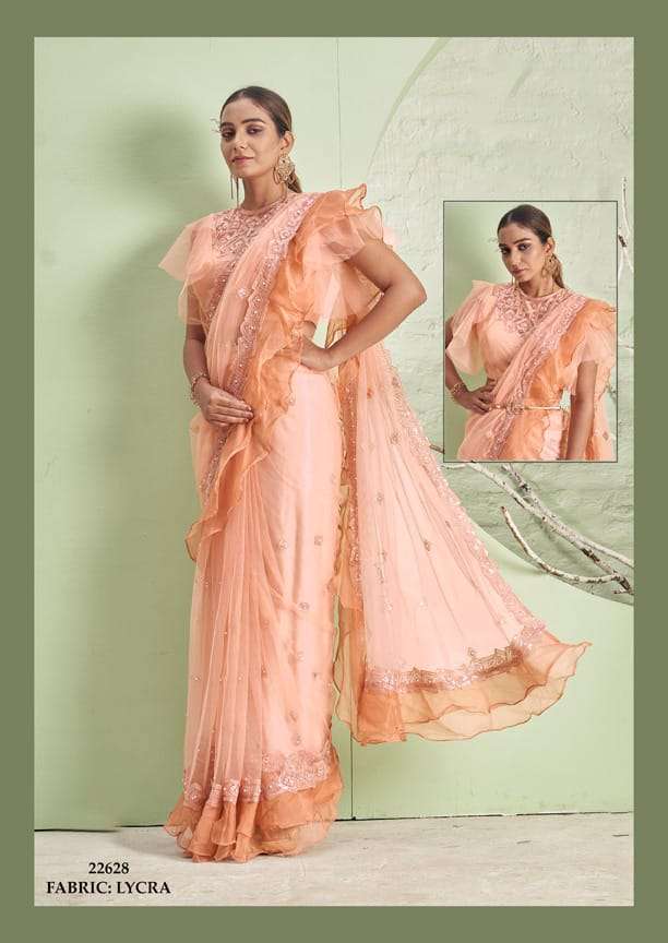 Mahotsav Mohmanthan 22600 B Series Fancy Designer Party wear Look saree ...