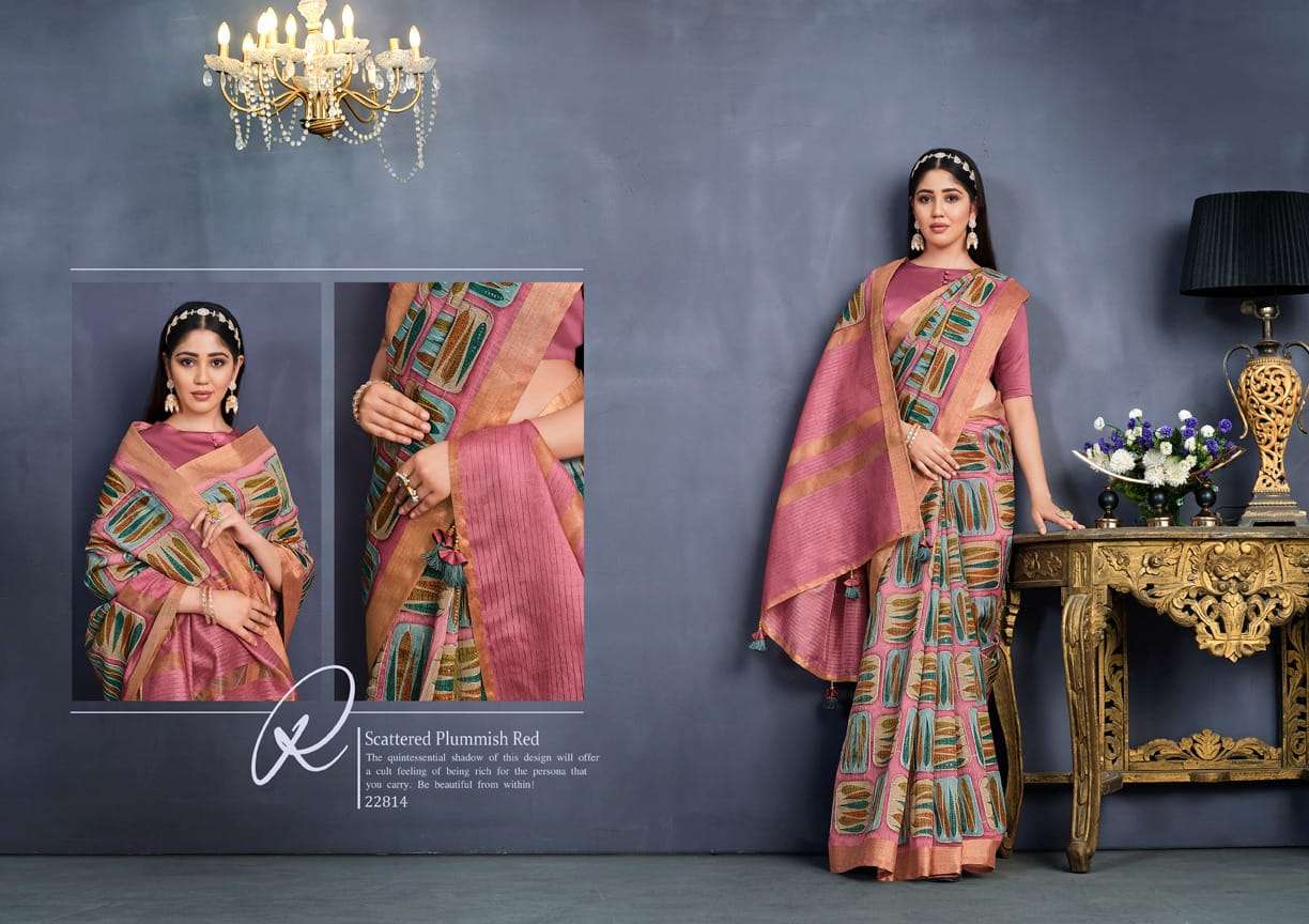 Mahotsav Mohmanthan 22800 Series Aahana Tusser silk with Printed fancy ...