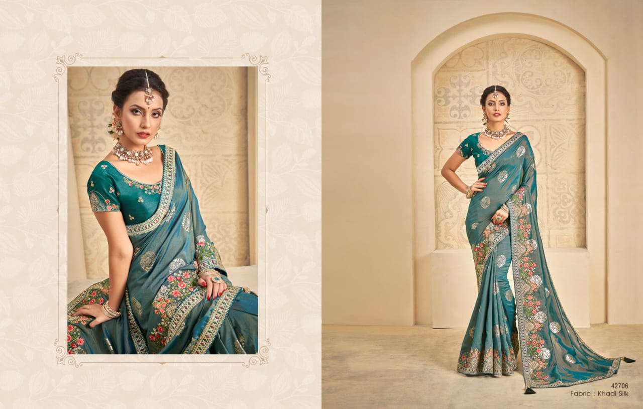 Mahotsav Mohmanthan Norita 42700 Series Ritsika Fancy Designer Heavy ...