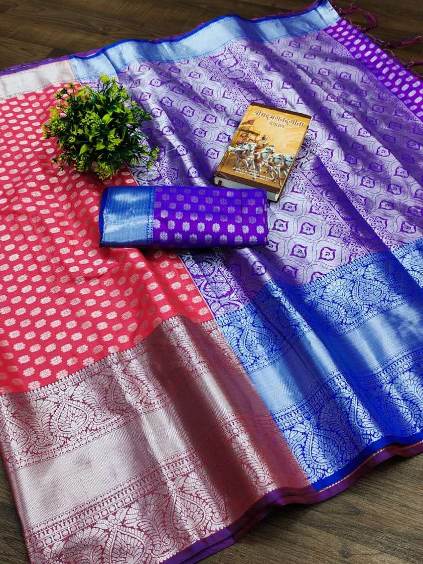 Simran vol 6 Kanchipuram handloom silk with weaving dots all Over saree ...