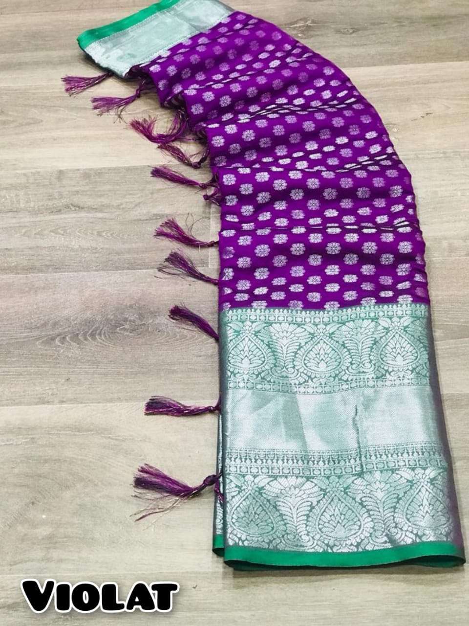 Simran vol 6 Kanchipuram handloom silk with weaving dots all Over saree ...