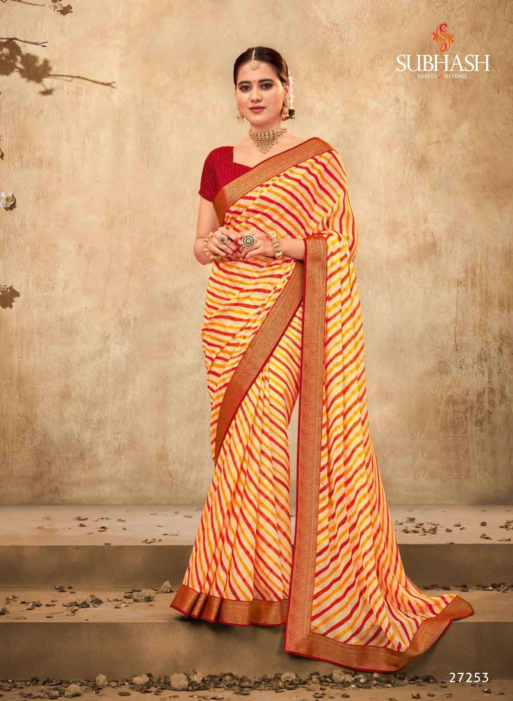 Subhash Shankari vol 2 Chiffon with Fancy look saree collection at best ...