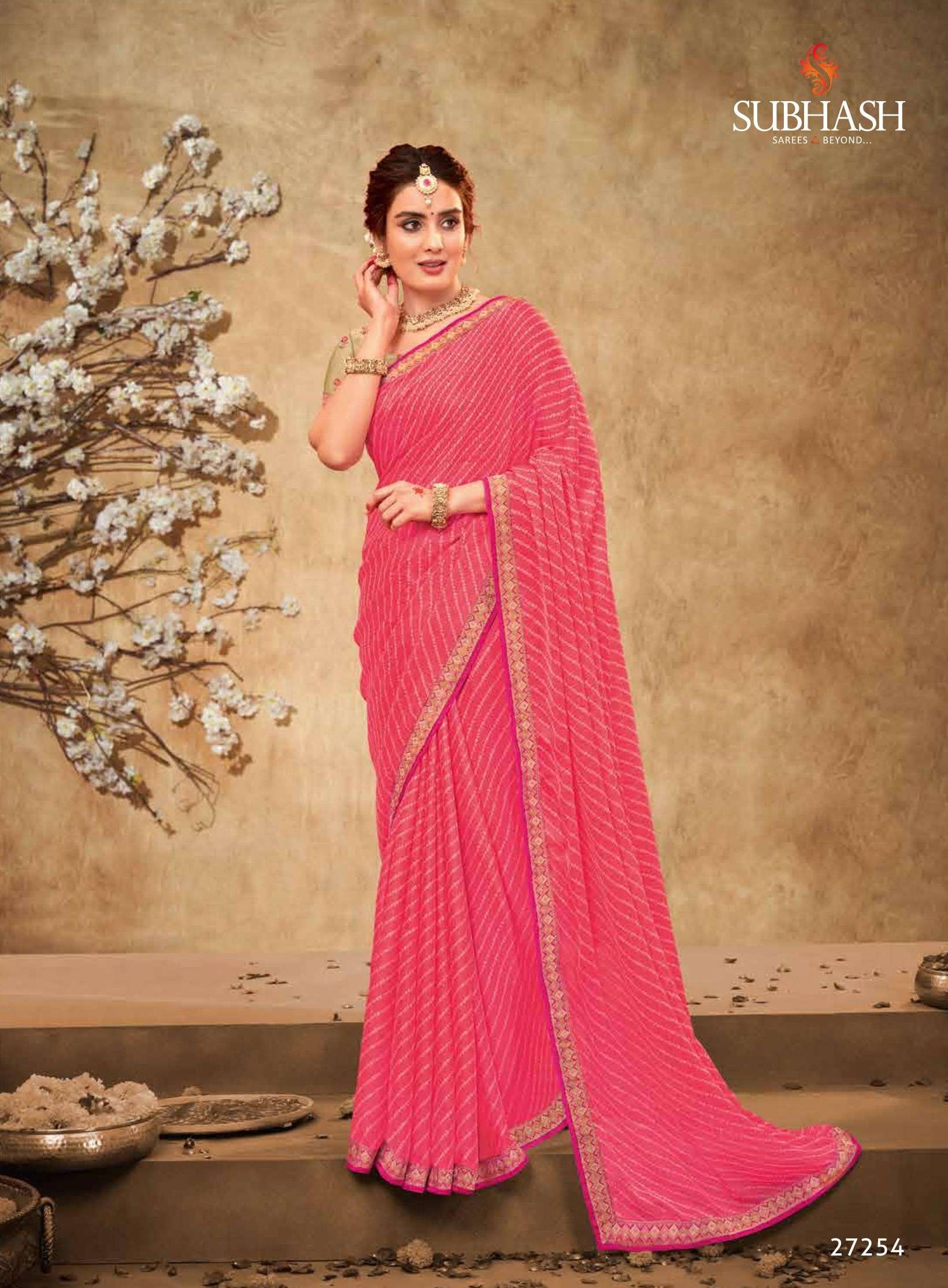 Subhash Shankari vol 2 Chiffon with Fancy look saree collection at best ...
