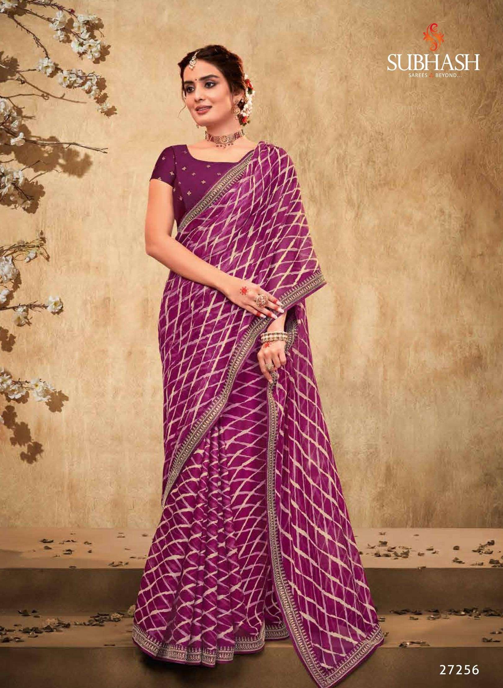 Subhash Shankari vol 2 Chiffon with Fancy look saree collection at best ...