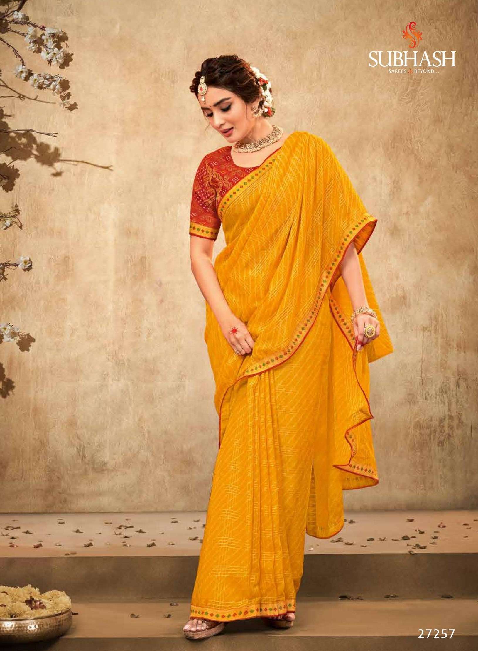 Subhash Shankari vol 2 Chiffon with Fancy look saree collection at best ...