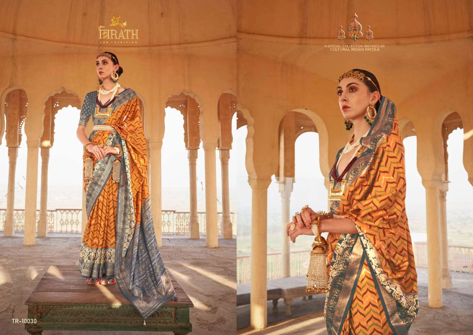 Trirath Pure Patola vol 2 Silk with Traditional Patola design saree ...