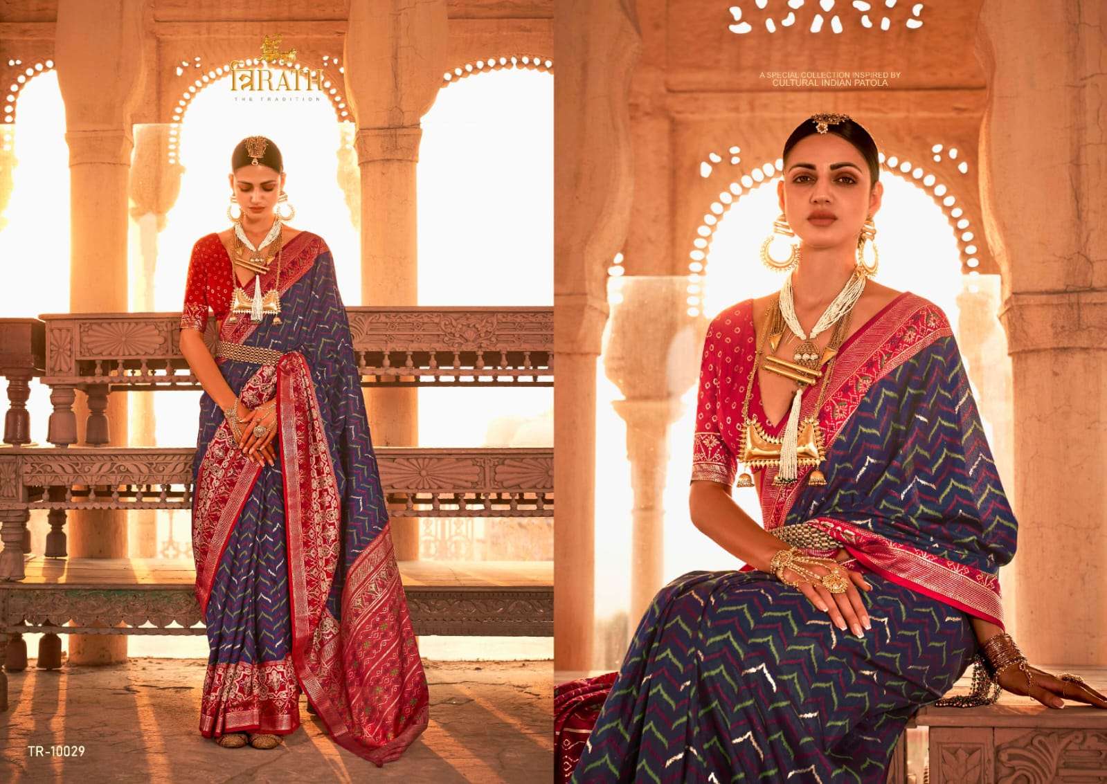 Trirath Pure Patola vol 2 Silk with Traditional Patola design saree ...