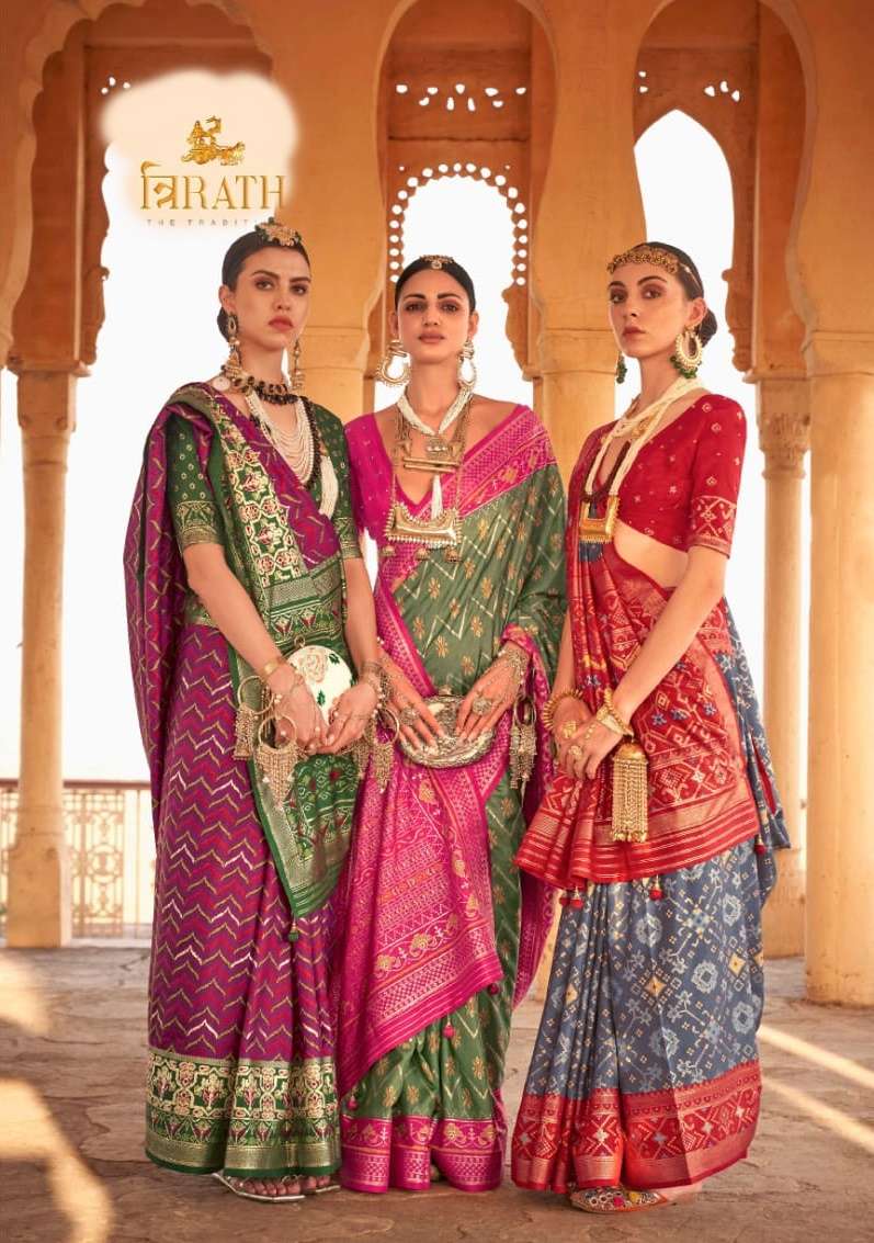 Trirath Pure Patola vol 2 Silk with Traditional Patola design saree ...