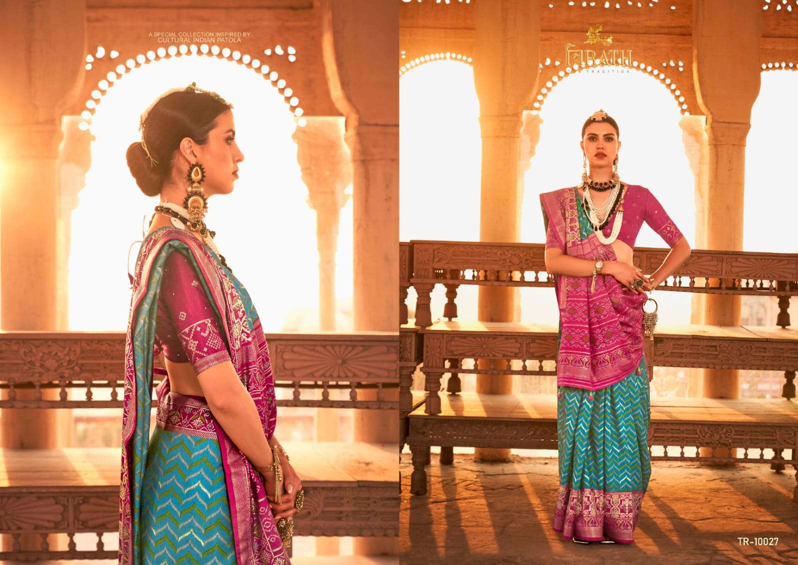 Trirath Pure Patola vol 2 Silk with Traditional Patola design saree ...