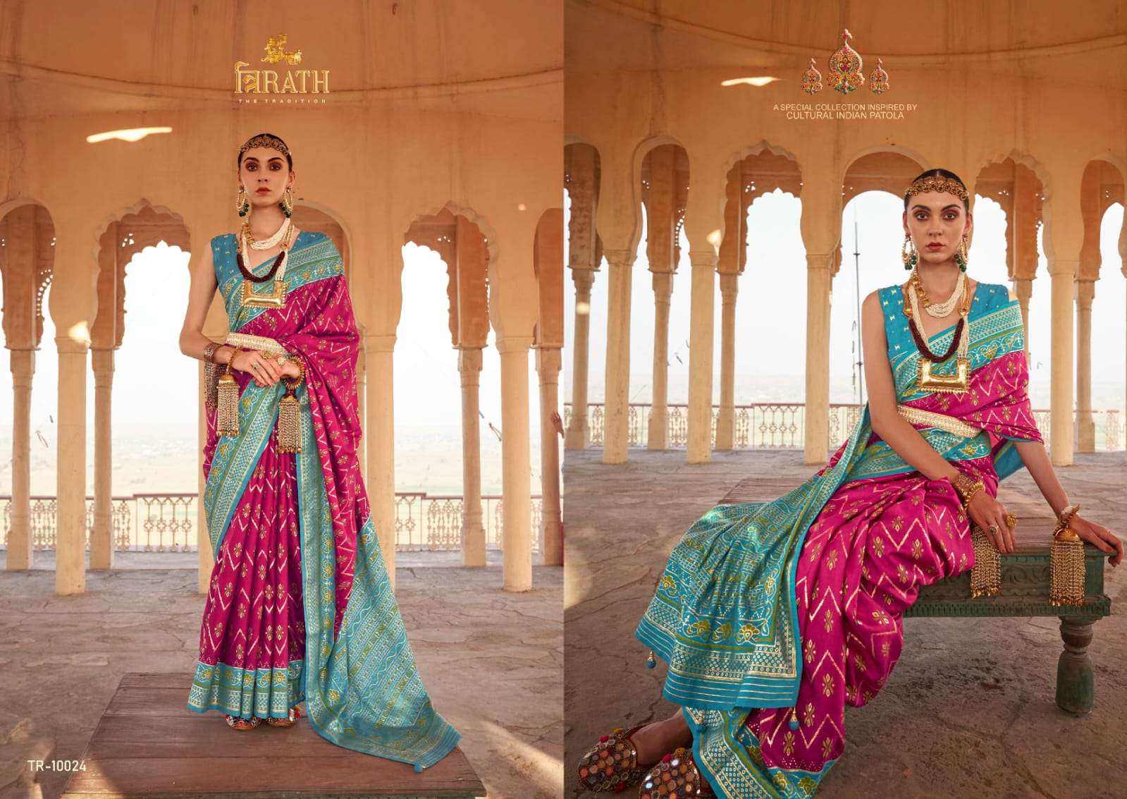 Trirath Pure Patola vol 2 Silk with Traditional Patola design saree ...