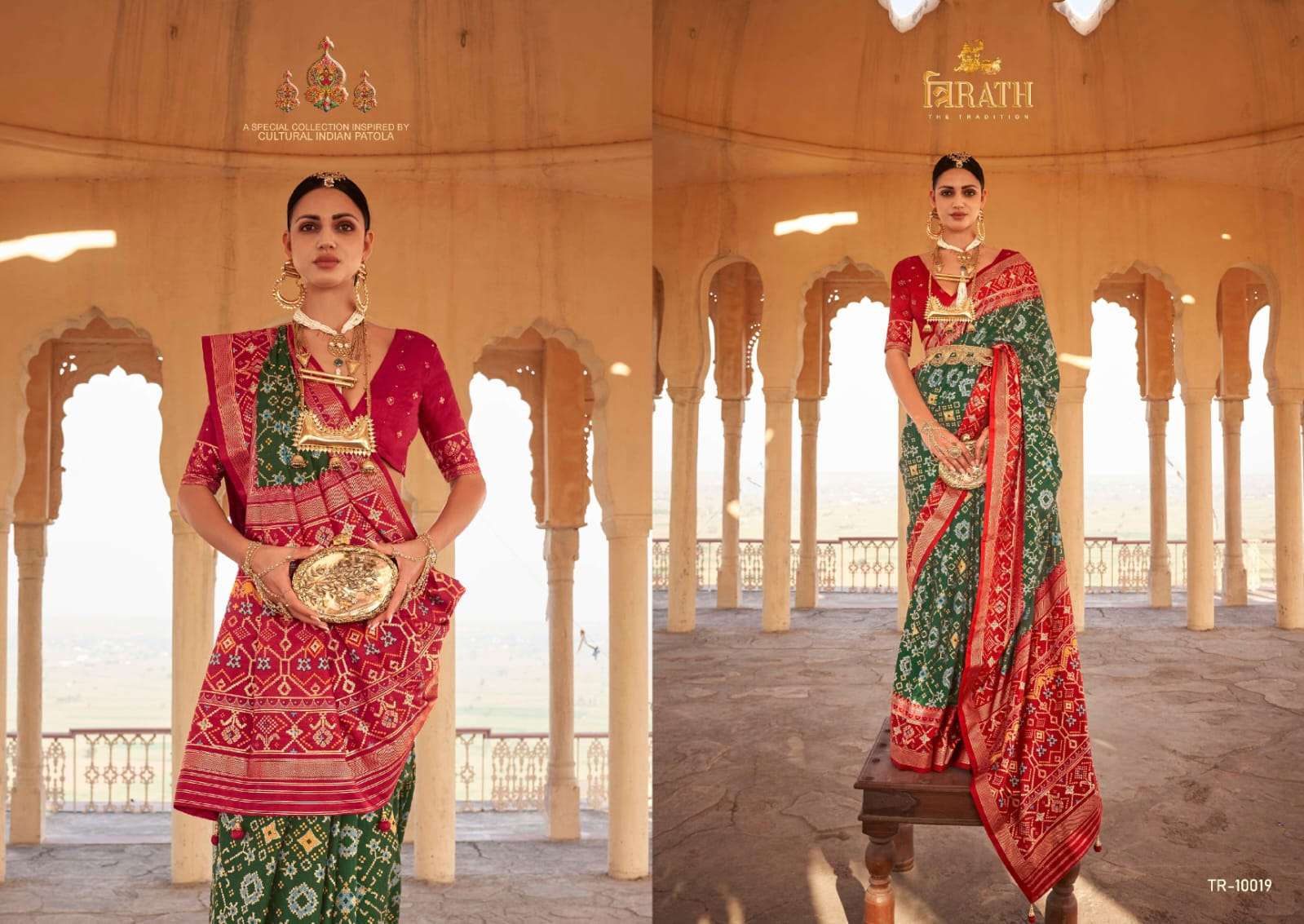 Trirath Pure Patola vol 2 Silk with Traditional Patola design saree ...