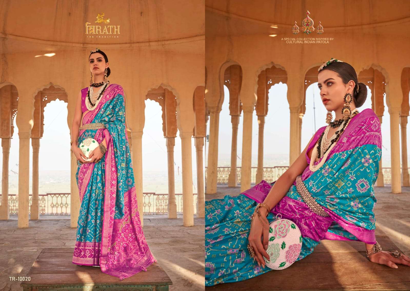 Trirath Pure Patola vol 2 Silk with Traditional Patola design saree ...