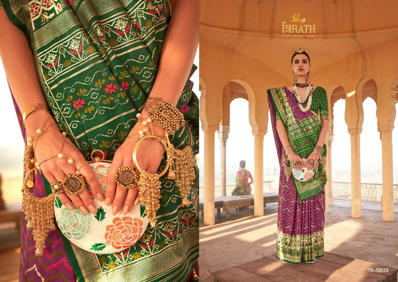 Trirath Pure Patola vol 2 Silk with Traditional Patola design saree ...