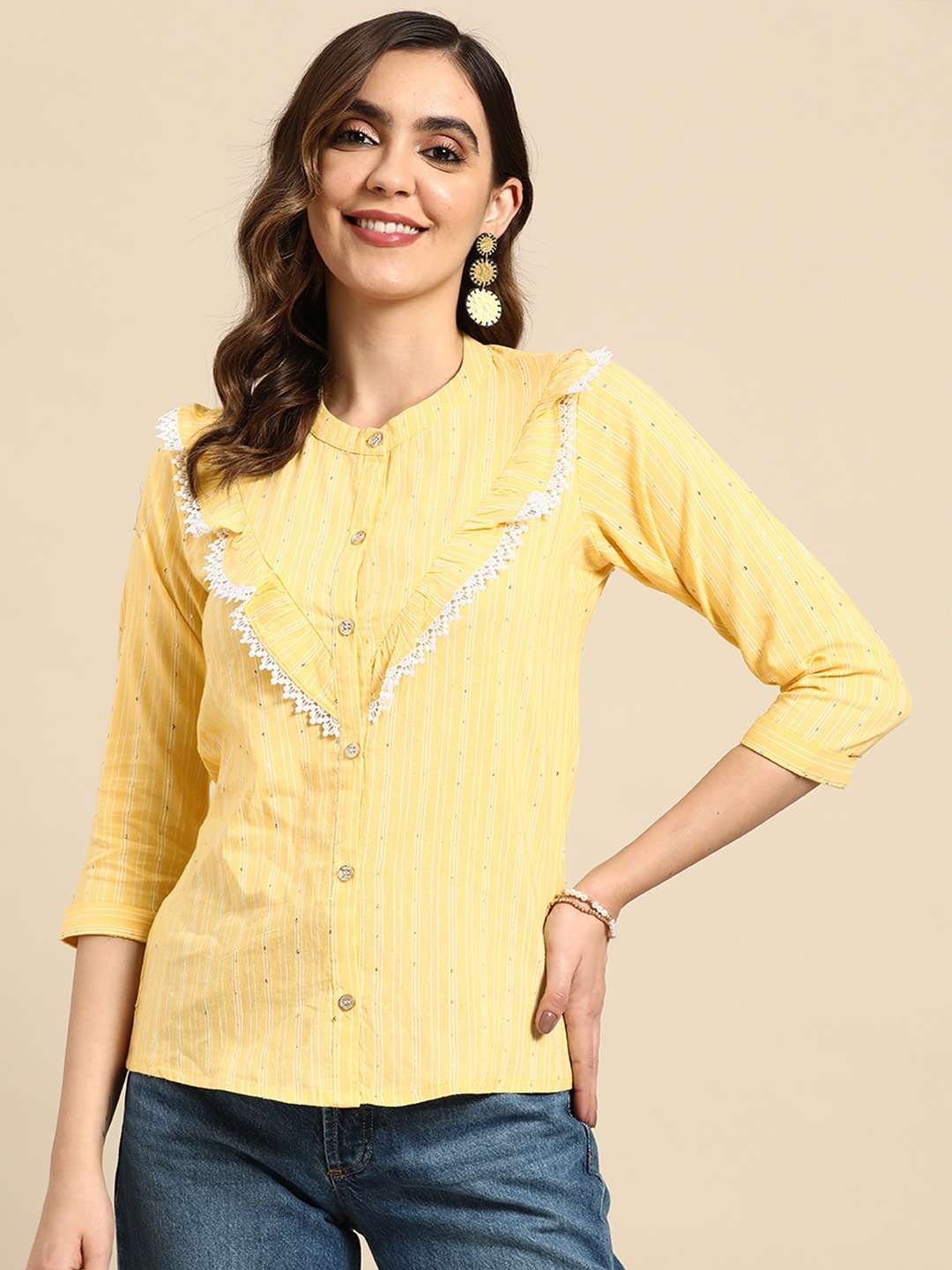Cotton with fancy Short Tops Style Kurti collection