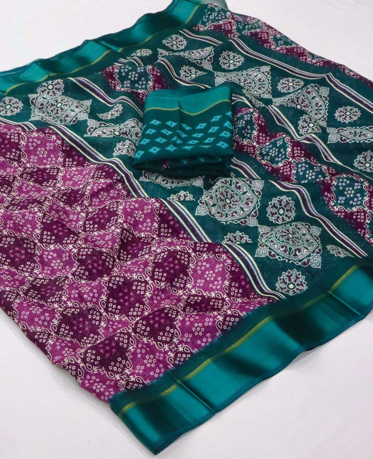 Kota silk with Satin Patta Border Regular wear saree collection