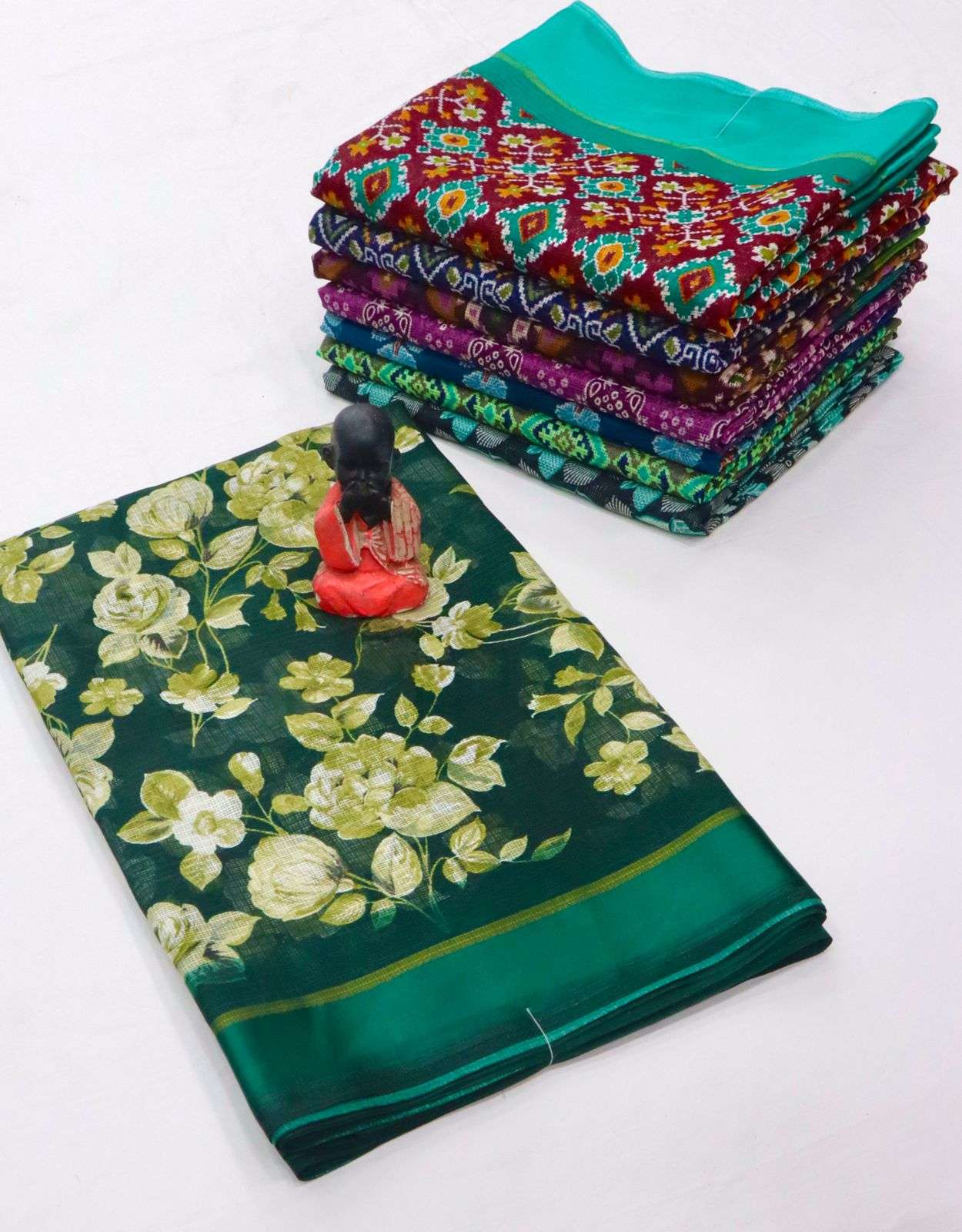 Kota silk with Satin Patta Border Regular wear saree collection