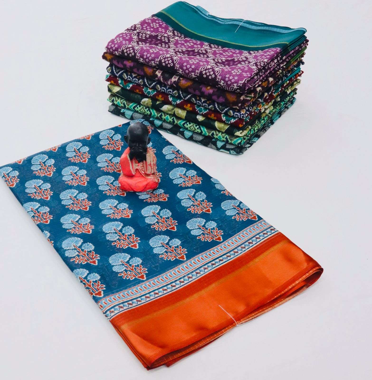 Kota silk with Satin Patta Border Regular wear saree collection