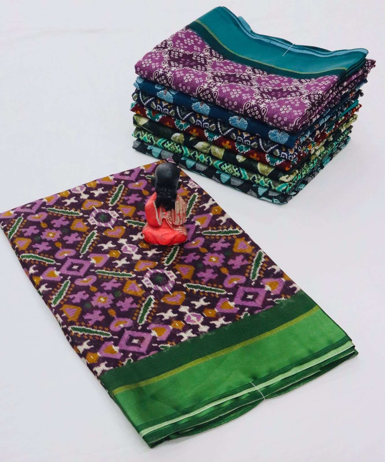 Kota silk with Satin Patta Border Regular wear saree collection