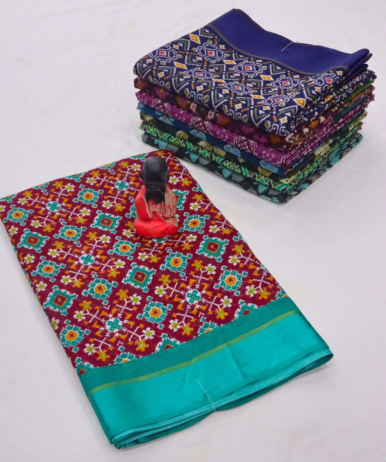 Kota silk with Satin Patta Border Regular wear saree collection