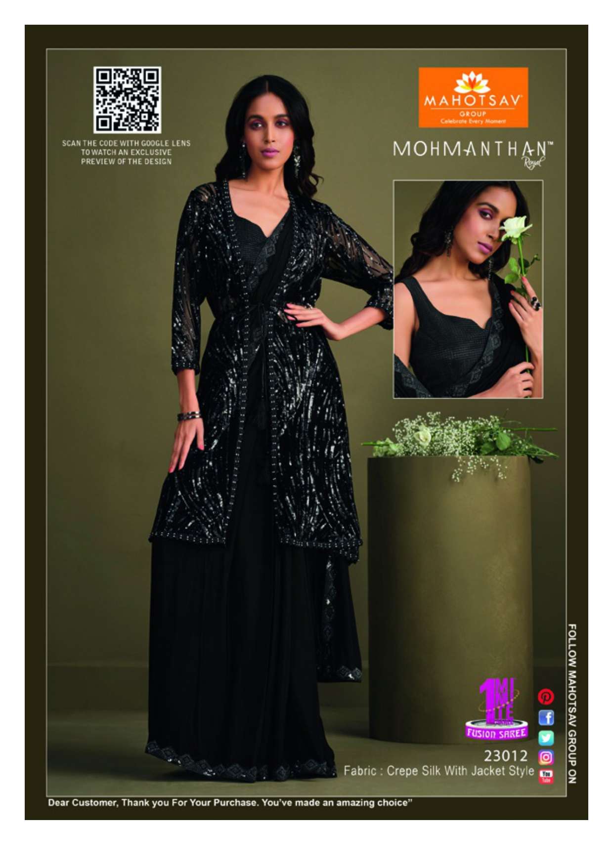 Mahotsav Mohmanthan 23000 Series La Belle fancy Look Designer Saree ...