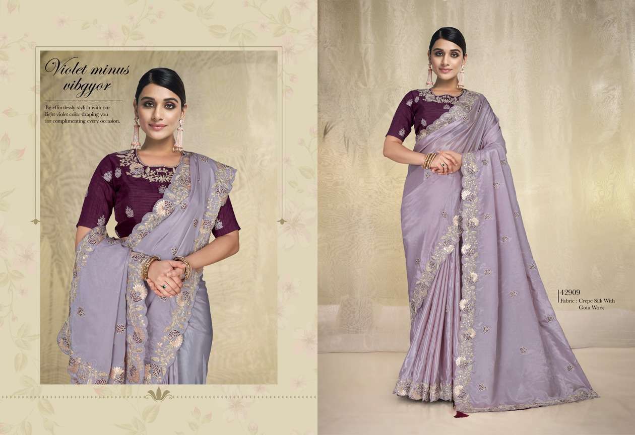 Mahotsav Mohmanthan Norita Avyaan 42903 series Georgette with fancy ...