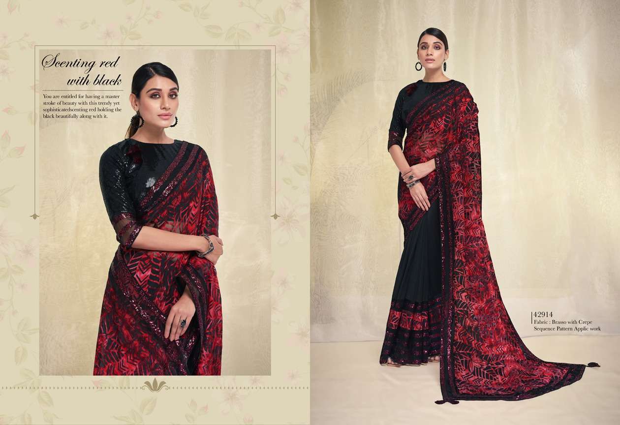 Mahotsav Mohmanthan Norita Avyaan 42903 series Georgette with fancy ...