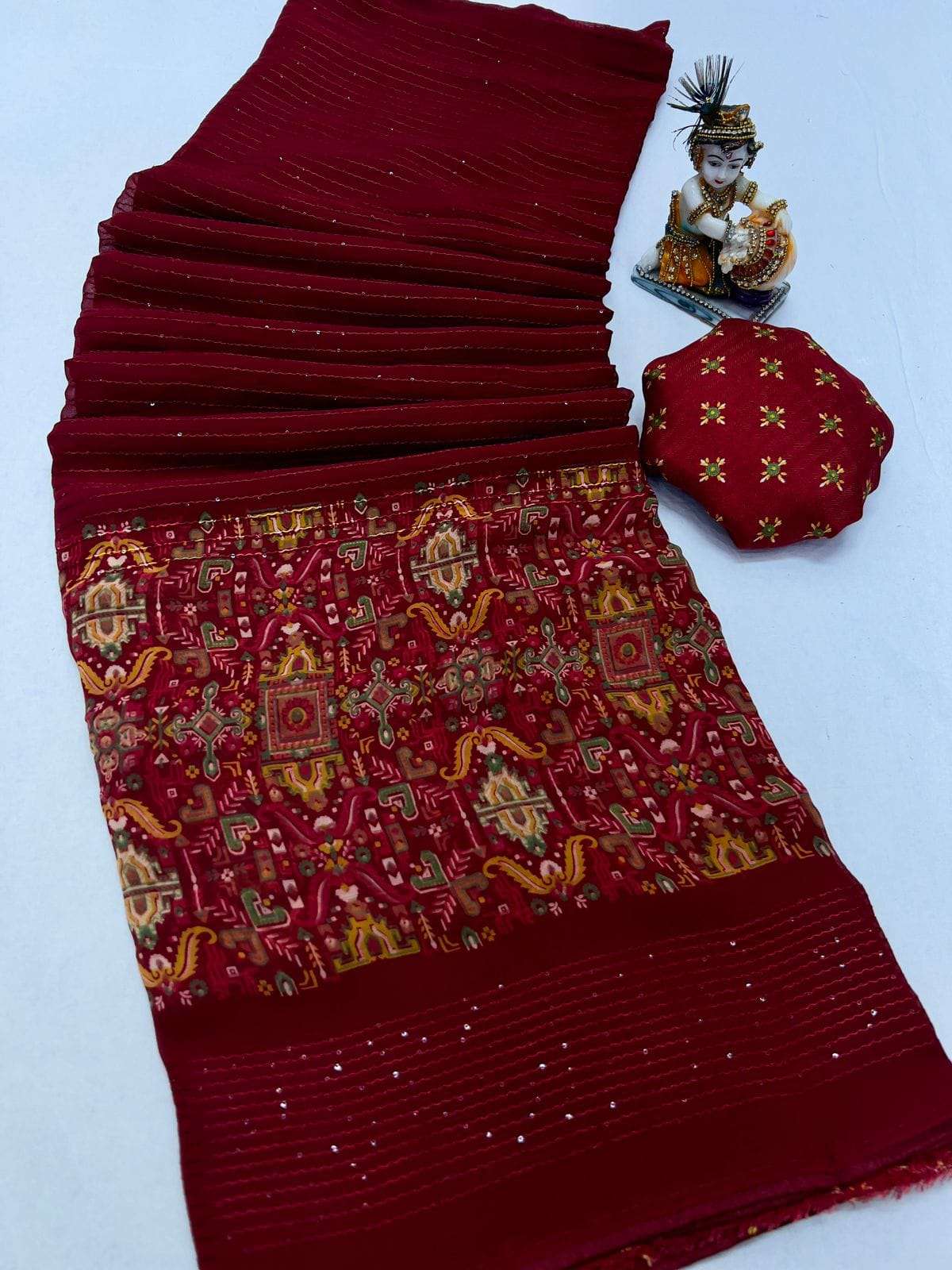 Nafiza Georgette with fancy Look Designer saree collection