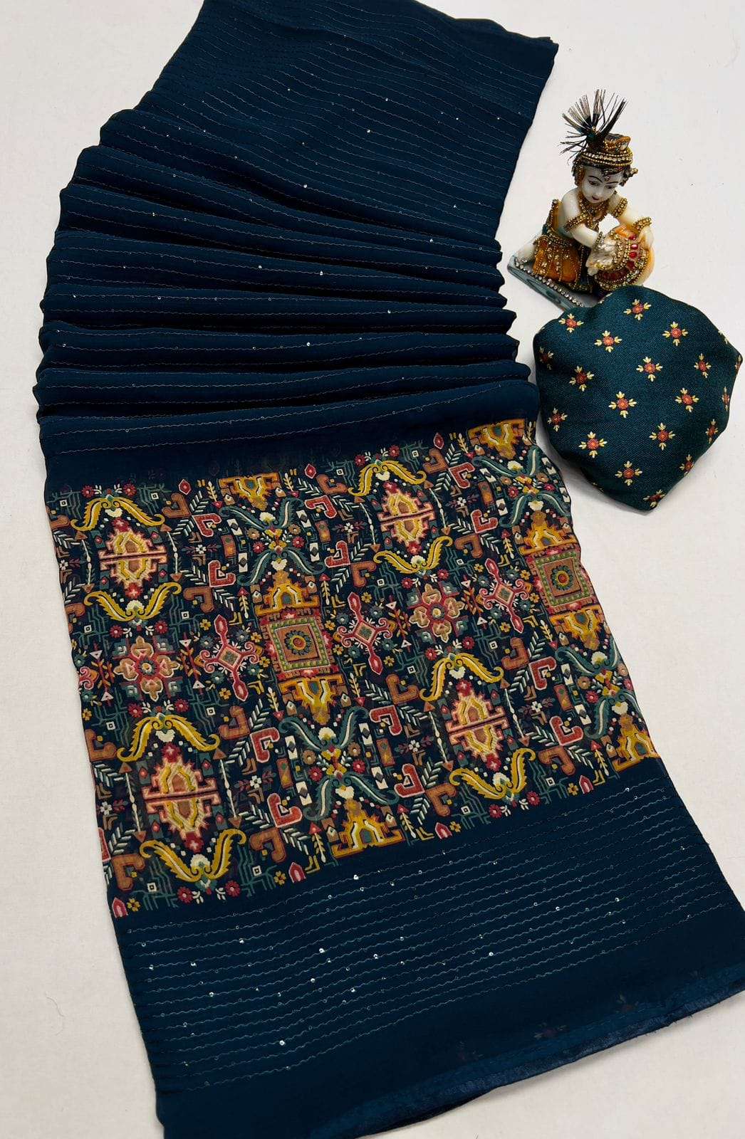 Nafiza Georgette with fancy Look Designer saree collection