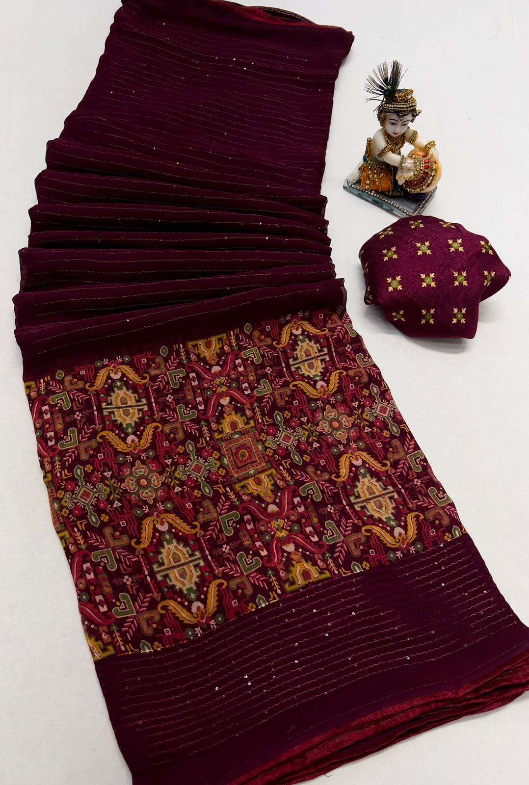 Nafiza Georgette with fancy Look Designer saree collection