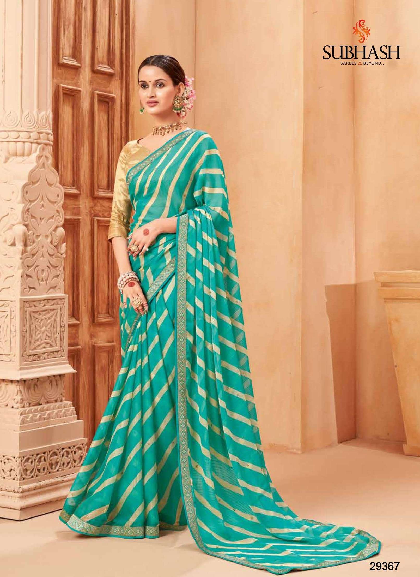Subhash Shankari vol 3 chiffon with printed fancy look saree collection