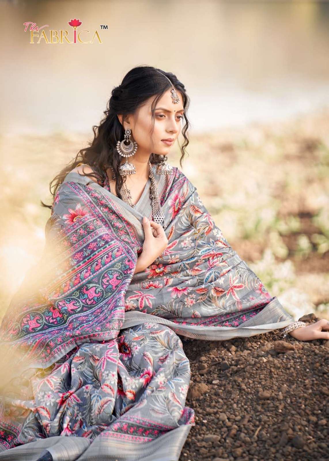 The Fabrics Sumitra Cotton with Jacquard weaving design saree collection