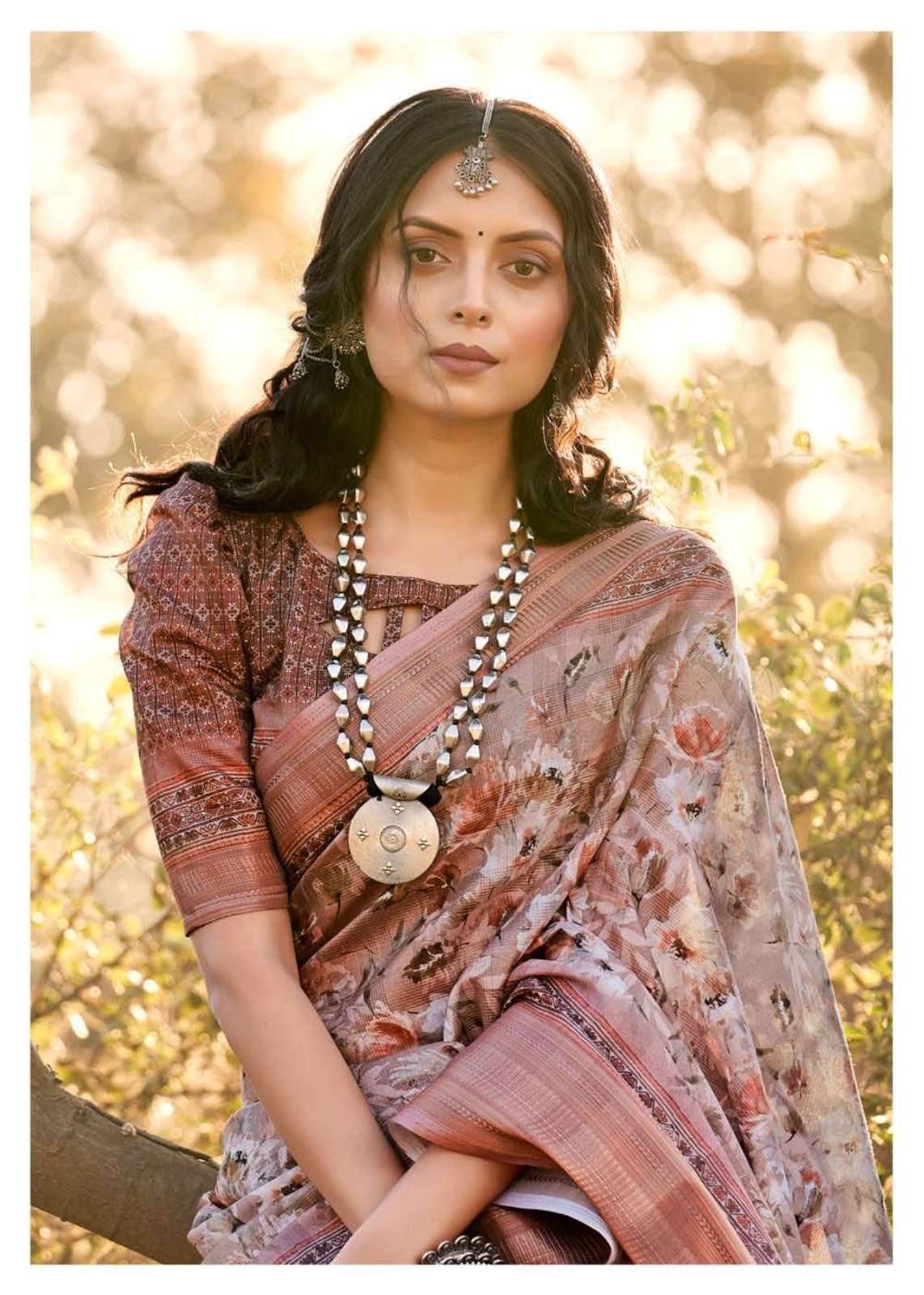 The Fabrics Sumitra Cotton with Jacquard weaving design saree collection